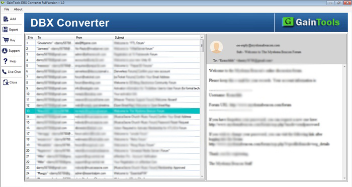 Move DBX data to MSG file with simple and reliable solution